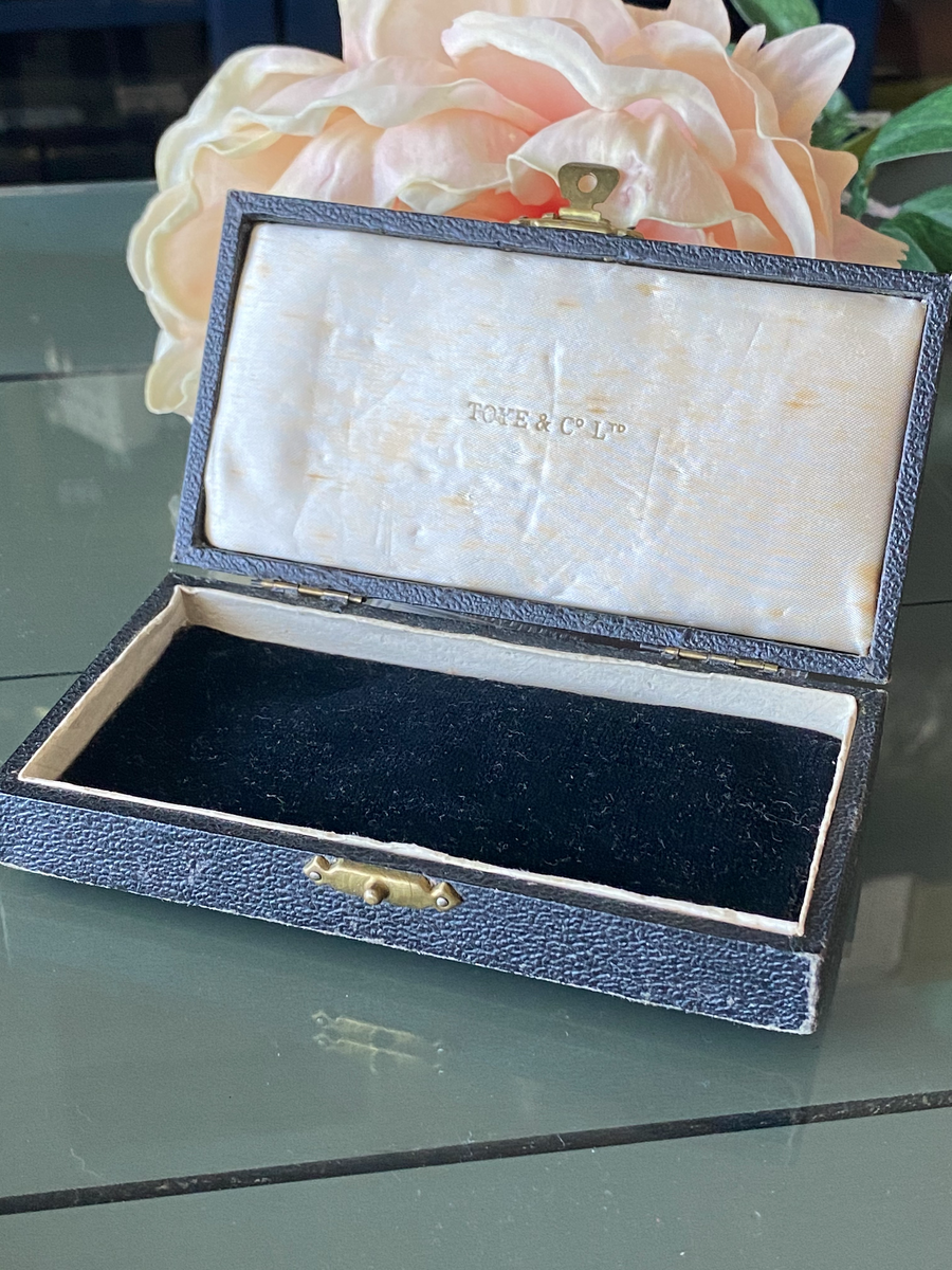 Antique Leatherette Presentation Box – Through The Louping Glass