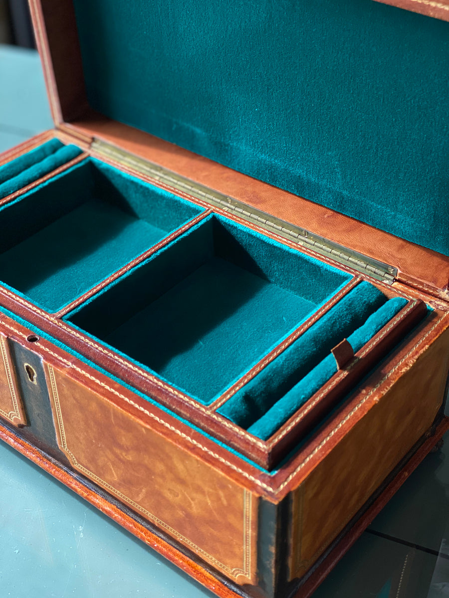 Antique Edwardian Large Jewelry Storage Box – Through The Louping Glass